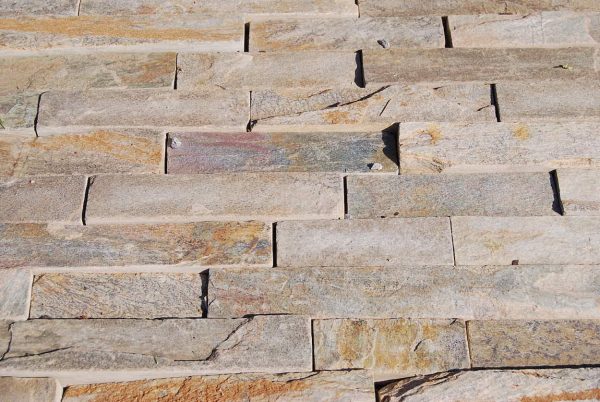 Emerald Autumn Quartzite Riven Cladding - Quarry Direct